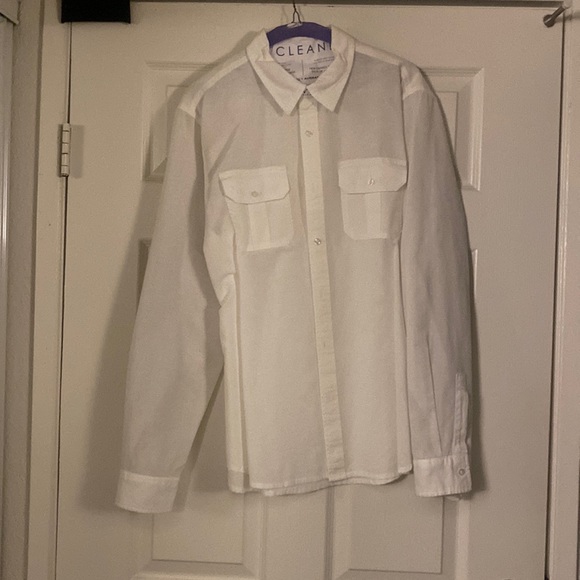 Guess | Shirts | Guess White Mens Button Down Shirt | Poshmark